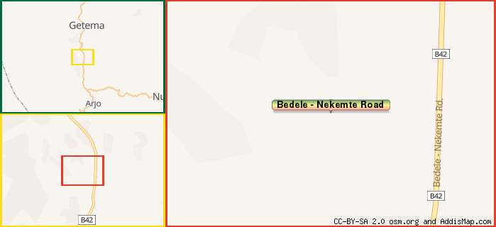 Bedele - Nekemte Road (Street) (Addis Ababa, Ethiopia)