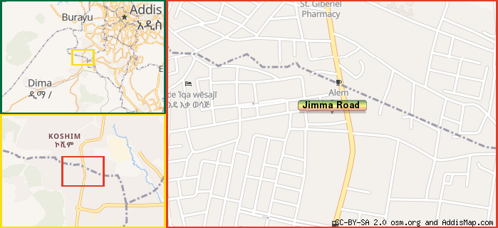 Jimma Road (Main Street) (Addis Ababa, Ethiopia)