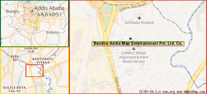 Bandira Addis Map Entertainment Pvt. Ltd. Co. (Business) (Nifas Silk ...
