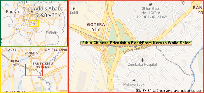 Ethio-Chinese Friendship Road;From Kera to Wollo Sefer (Main Street ...